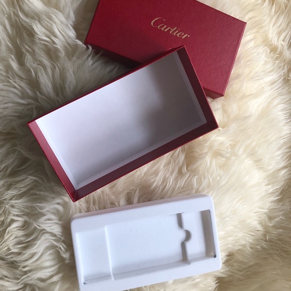 Cartier | Accessories | Cartier Red Sunglasses Box Authentic | Poshmark